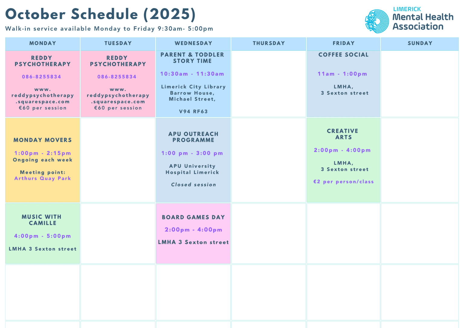 About us - Limerick Mental Health Association